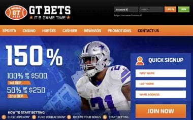 GTBets Sportsbook Review 2025, New GT Bets Review For 2025